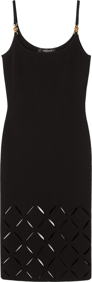 Versace Laser Cut Knit Dress - ShopStyle