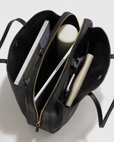 Quince Italian Leather Triple Compartment Work Tote - ShopStyle