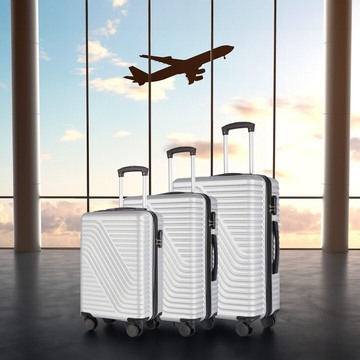 Neo Titanium 3 Piece Hard Shell Luggage Suitcase Set - ShopStyle