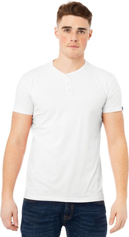X-Ray X RAY X RAY Men's Basic Henley Neck Short Sleeve T-Shirt - ShopStyle