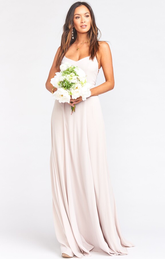 Show Me Your Mumu Godshaw Goddess Gown ~ Show Me the Ring Crisp - ShopStyle Evening Dresses