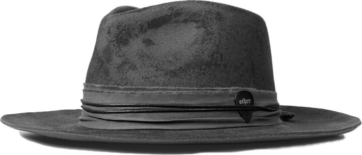 OTHER UK The Farrell Fedora Hat - Grey - ShopStyle