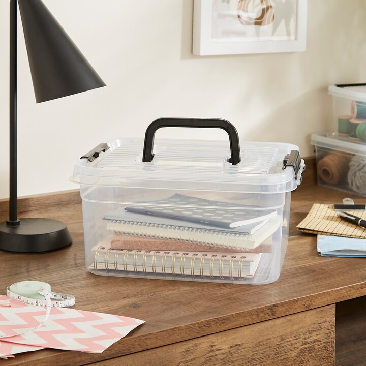 Dunelm 8.5l My Box Storage Organiser Clear - ShopStyle