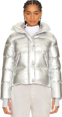 Women's Silver Down & Puffer Coats | ShopStyle