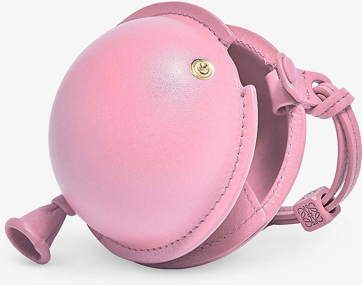 Loewe Balloon logo-embossed leather shoulder bag - ShopStyle