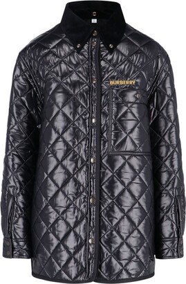 Burberry Diamond Quilted Buttoned Jacket - ShopStyle
