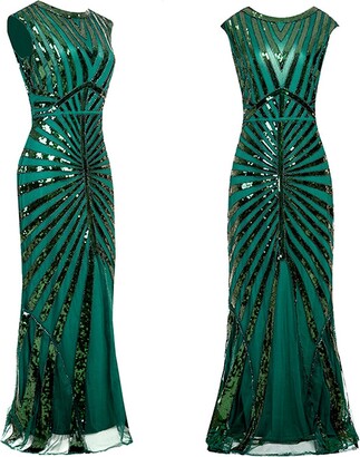 Generic 1920s Flapper Dress Gatsby Fringed Dress Great Gatsby Roaring ...