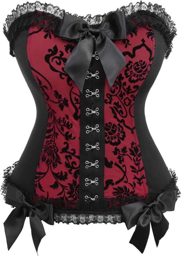 ROSE GAL Rosegal Plus Size Vintage Renaissance Corsets for Women ...