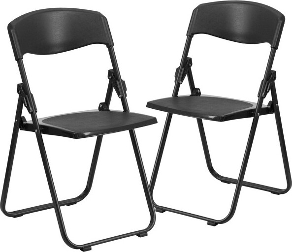 Flash Furniture 2 Pack HERCULES Series 500 lb. Capacity Heavy Duty ...