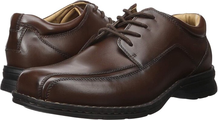 Dockers Trustee Moc Toe Oxford (Dark Tan Leather) Men's Lace-up Bicycle ...
