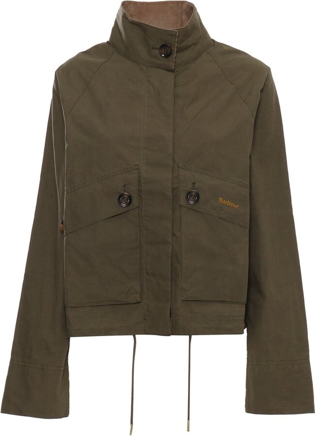 Barbour Crowdon Logo Embroidered Jacket - ShopStyle