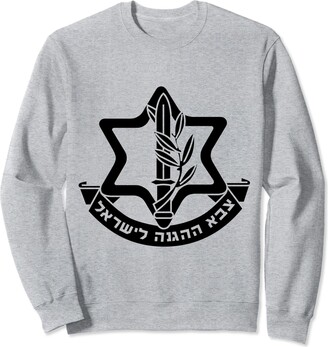 Fashion World IDF LOGO Israel Defense Forces Logo In Black Color ...