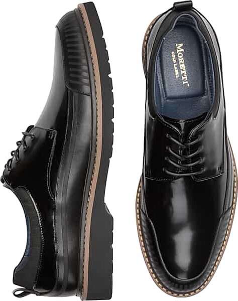Moretti Men's Atlanta Moc Toe Oxfords Black - ShopStyle Lace-up Shoes