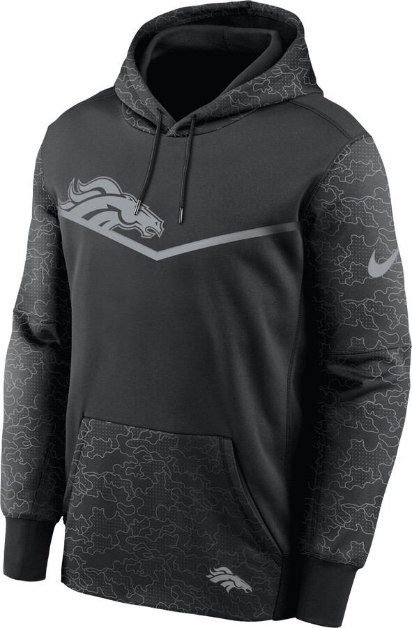 Nike Men's Therma RFLCTV Logo (NFL Denver Broncos) Pullover Hoodie in ...