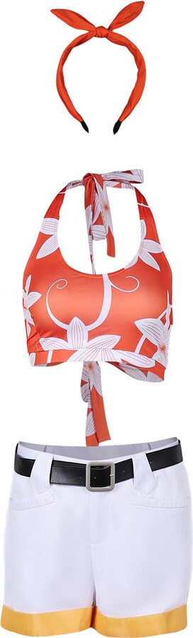 Taeyue Yuffie Kisaragi Cosplay Costume FF7 Yuffie Anime Swimsuit Beach ...