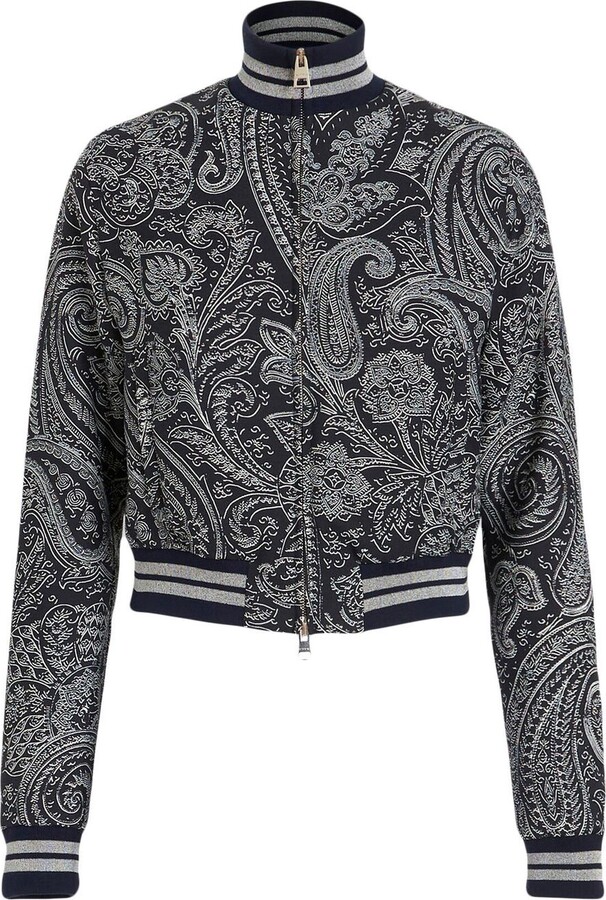 Etro Paisley-Print Bomber Jacket - ShopStyle