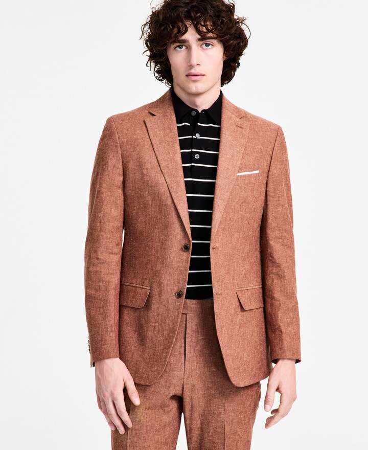 Tommy Hilfiger Men's Modern-Fit Rust Suit Jacket - ShopStyle