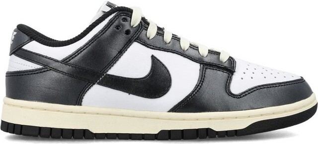 Nike Dunk Low Vintage Panda Lace-Up Sneakers - ShopStyle