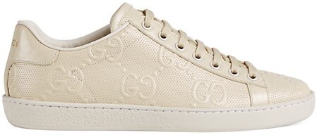 Gucci GG Embossed Ace Sneaker - ShopStyle