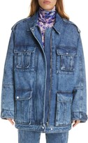 Isabel Marant Volta Utility Denim Jacket - ShopStyle
