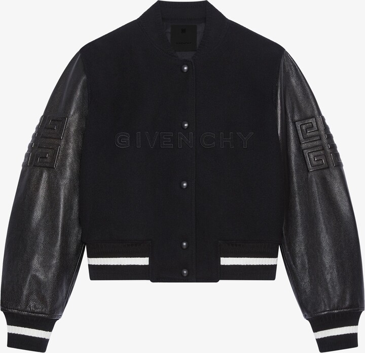 Givenchy Varsity Jacket In Wool And Leather - ShopStyle