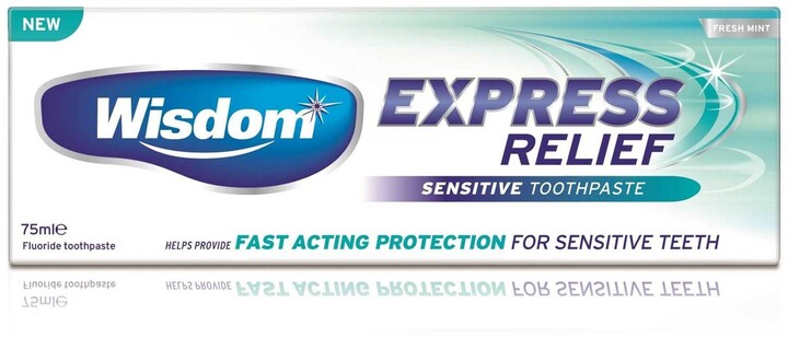 Wisdom Sensitive Express Relief Toothpaste 75Ml - ShopStyle Men's Grooming