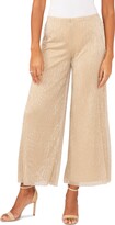 Chaus Metallic Mesh Palazzo Pants - ShopStyle