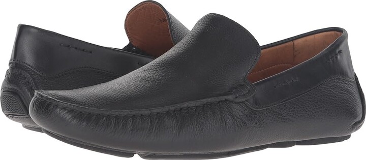 Massimo Matteo Venetian Driver (Black) Men's Slip on Shoes - ShopStyle