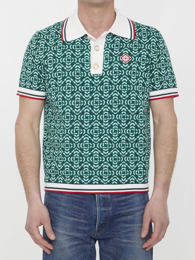 Casablanca Monogram polo shirt - ShopStyle