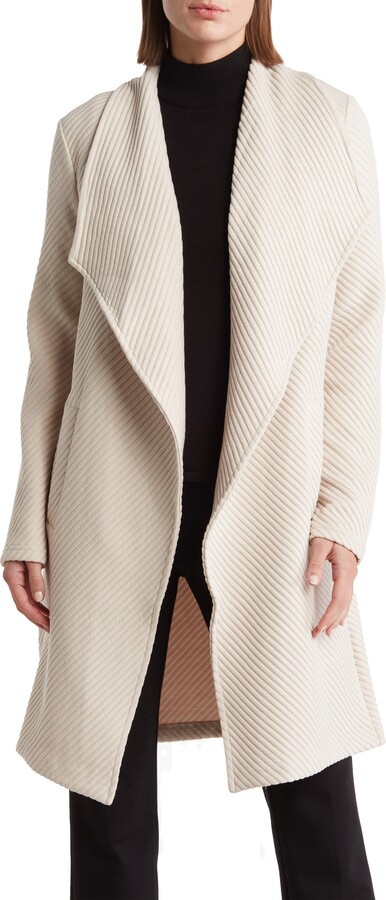 T Tahari Ottoman Waterfall Knit Topper - ShopStyle Jackets