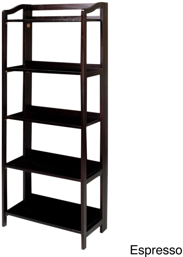 Stratford 5-shelf Folding Bookcase - ShopStyle