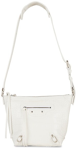 Balenciaga XS Neo Classic Hobo Bag in White - ShopStyle