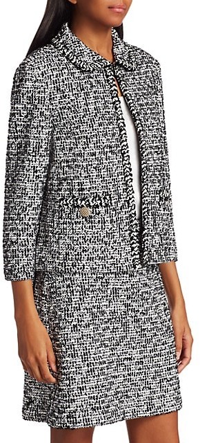 St. John Mod Statement Tweed Jacket - ShopStyle