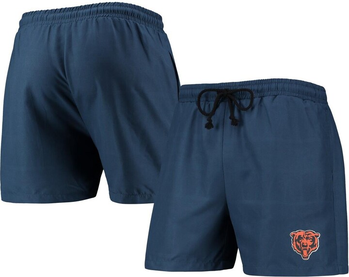 Men's Foco Navy Chicago Bears Magic Print Palm Traditional Swim Shorts ...