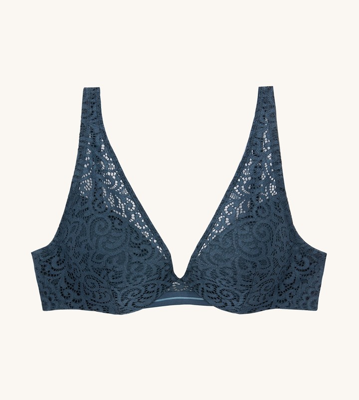 ThirdLove Artisan Lace Contour Plunge Bra - ShopStyle