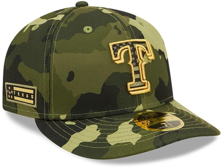 New Era Men's Camo Texas Rangers 2022 Armed Forces Day On-Field Low ...
