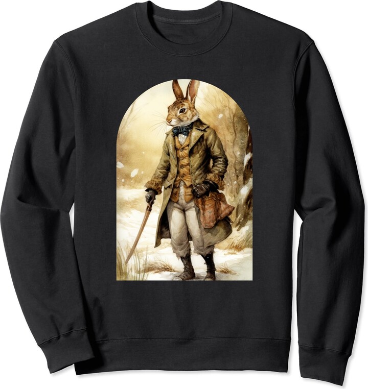 Rabbit Explorer In Victorian Clothes Rabbit Lover Victorian Era Rabbit ...
