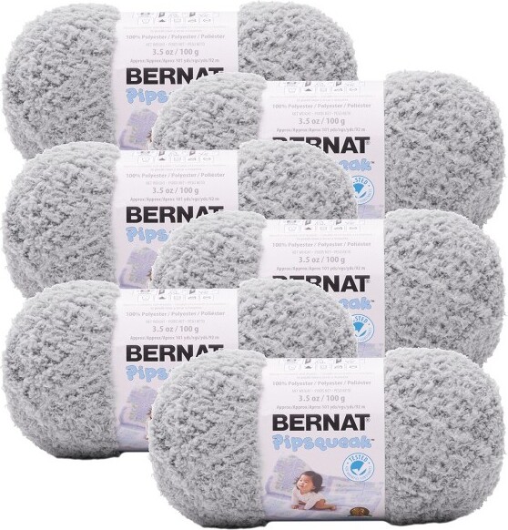 (Pack of 6) Bernat Pipsqueak Yarn-Elephant Gray - ShopStyle