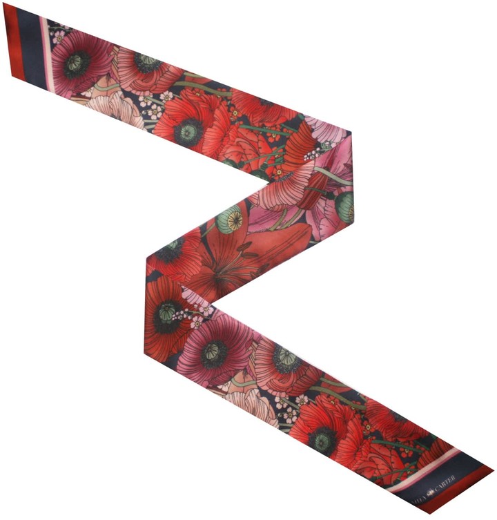 Emily Carter The Poppy & Tulip Twilly Scarf - ShopStyle Accessories