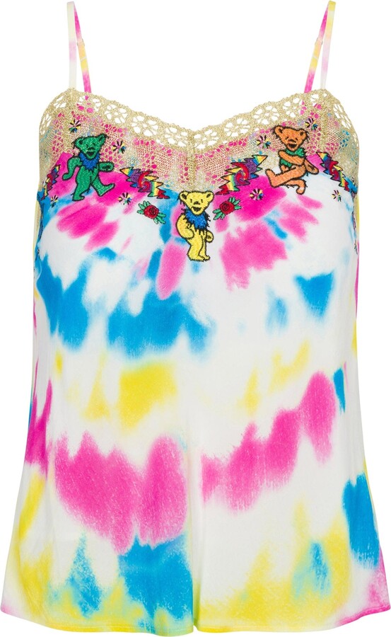 Meghan Fabulous Grateful Dead Fabulous Tie Dye Lace Cami - ShopStyle