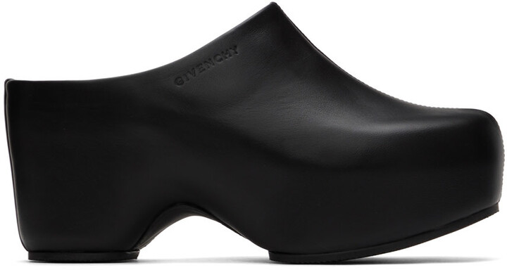 Givenchy Black G Clogs - ShopStyle