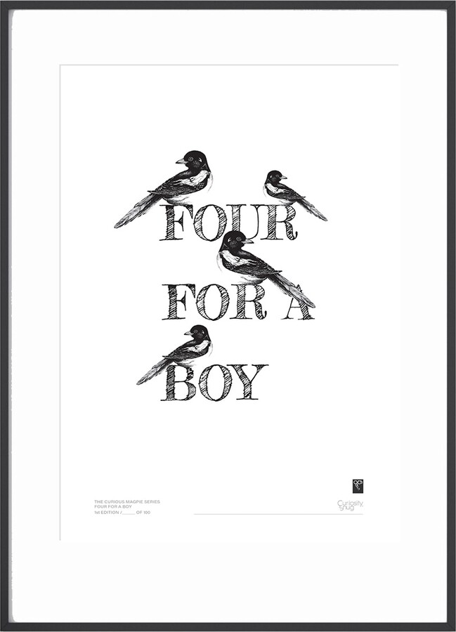 Curiosity Snug Black The Curious Magpie Series - Four For Boy ...