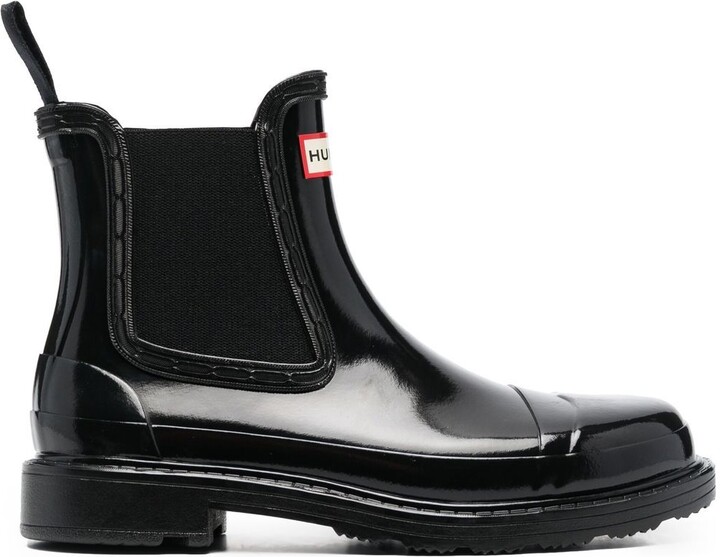 Hunter Elasticated Side-Panel Boots - ShopStyle