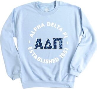 Kite and Crest Alpha Delta Pi Sweatshirt - ADPI Colored Letters ...