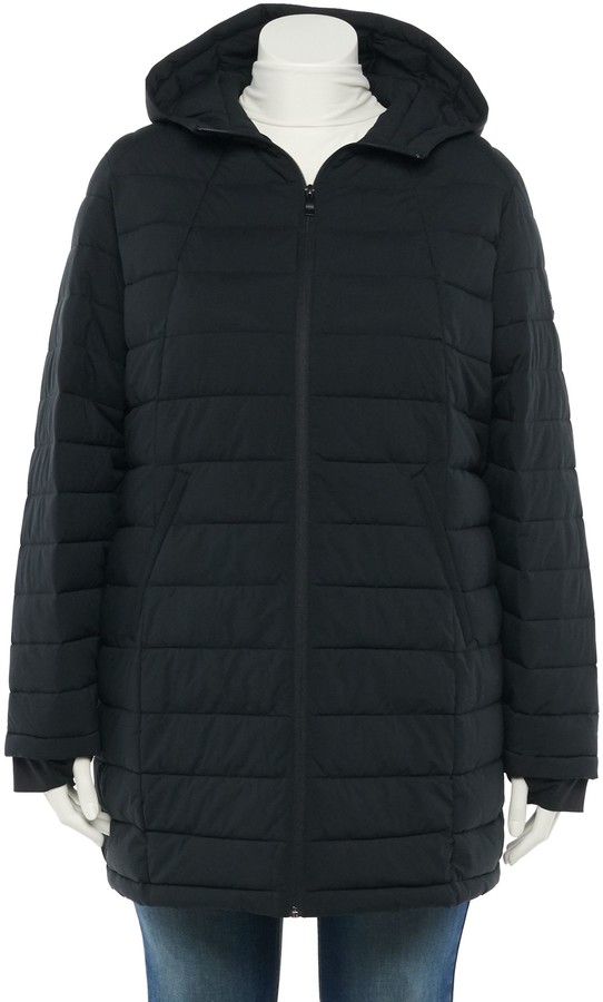 ZeroXposur Plus Size Quilted Stretch Puffer Coat - ShopStyle