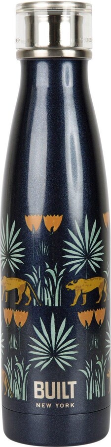 BUILT New York 500ml Double Walled Stainless Steel Water Bottle Lioness ...