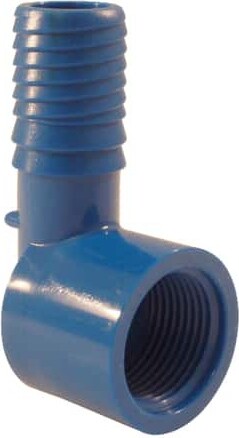 Apollo Blue Twister 3/4 in. Insert in to X 3/4 in. D FPT Acetal Elbow 1 ...