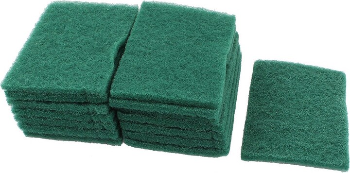 Unique Bargains Non-Scratch Scouring Sponge Scrub Pads Kitchen Cleaning ...