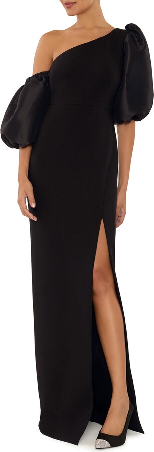 LIKELY Natasha One-Shoulder Puff Sleeve Gown - ShopStyle Evening Dresses