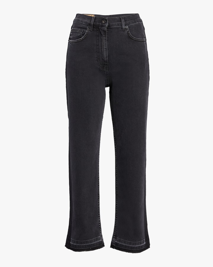 McQ Straight Leg Side Panel Jeans - ShopStyle